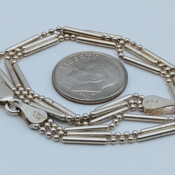 Fas | Jewelry | Vintage Silver Fas Italy Boho Bracelet | Poshmark